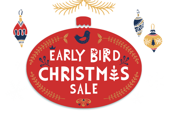 Early Bird Christmas Sale