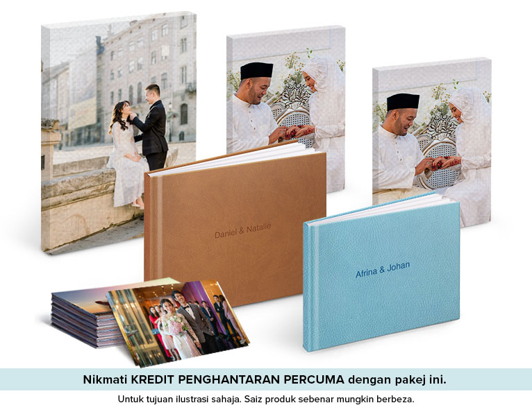 Pakej Perkahwinan: Hadiah Pengantin, Kad & Album Kahwin